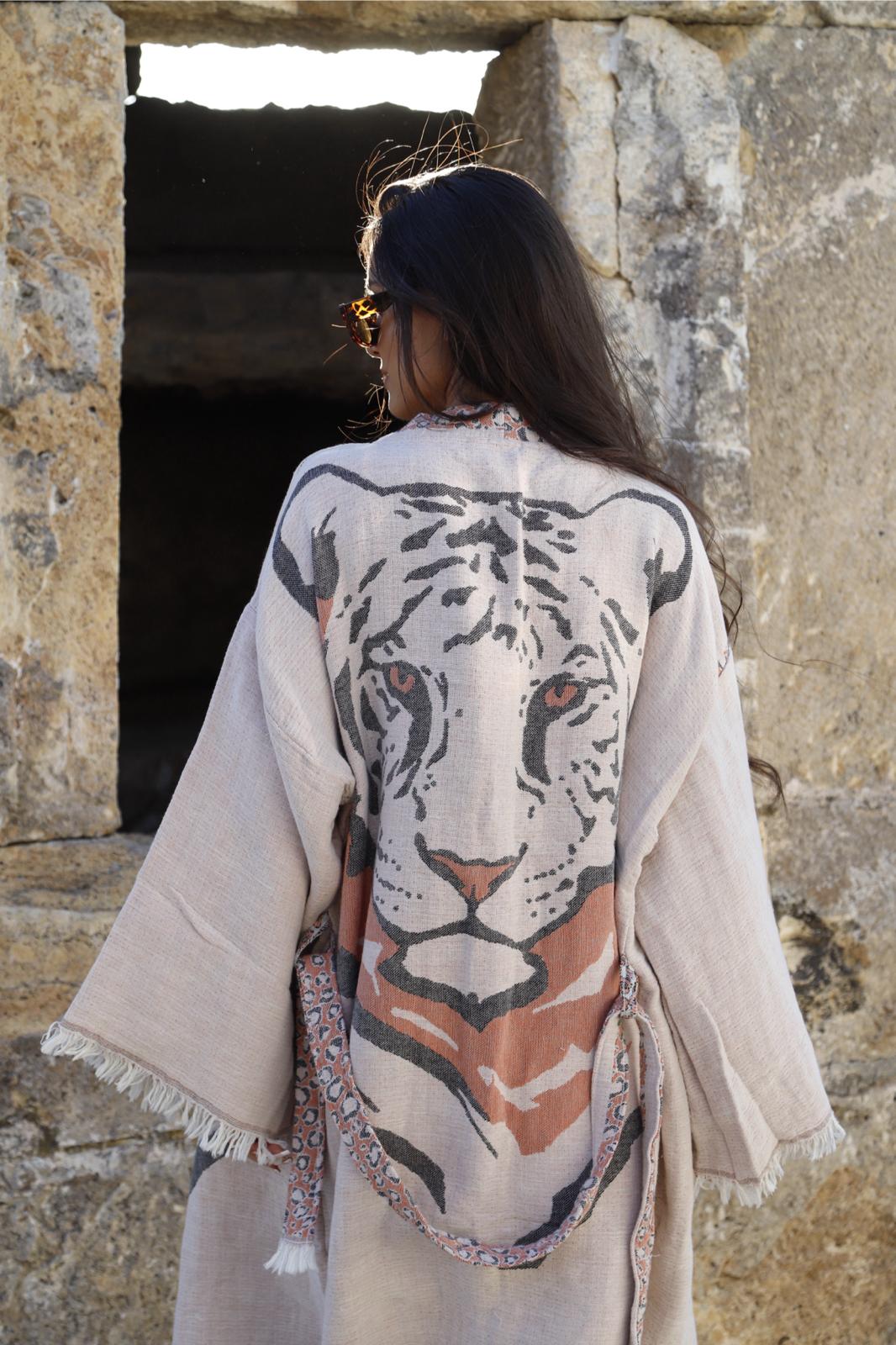 Tiger Weave Robe – Just Jas